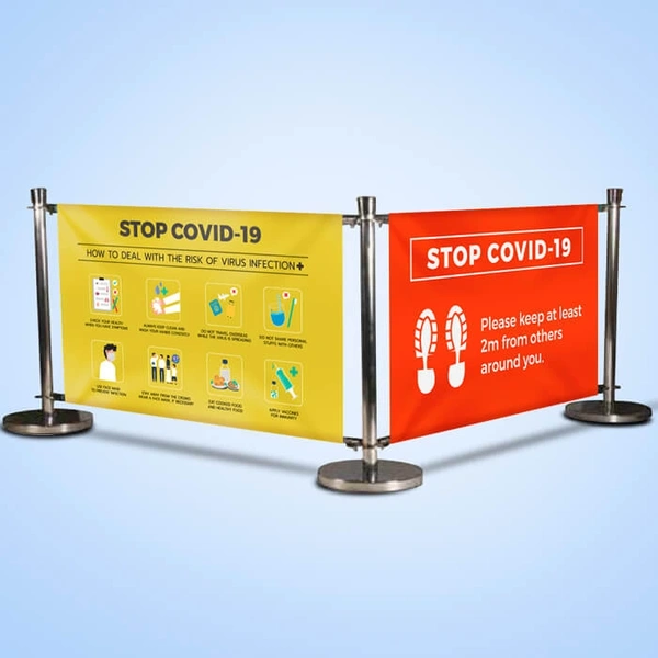Custom Cafe Barriers Printing UK | Print Mule